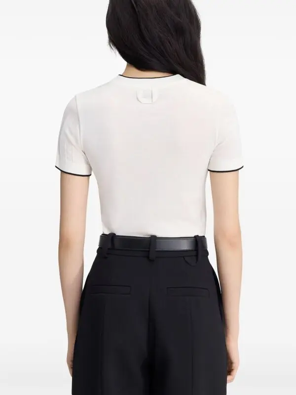 Jacquemus Le T-shirt Tricot Top - White