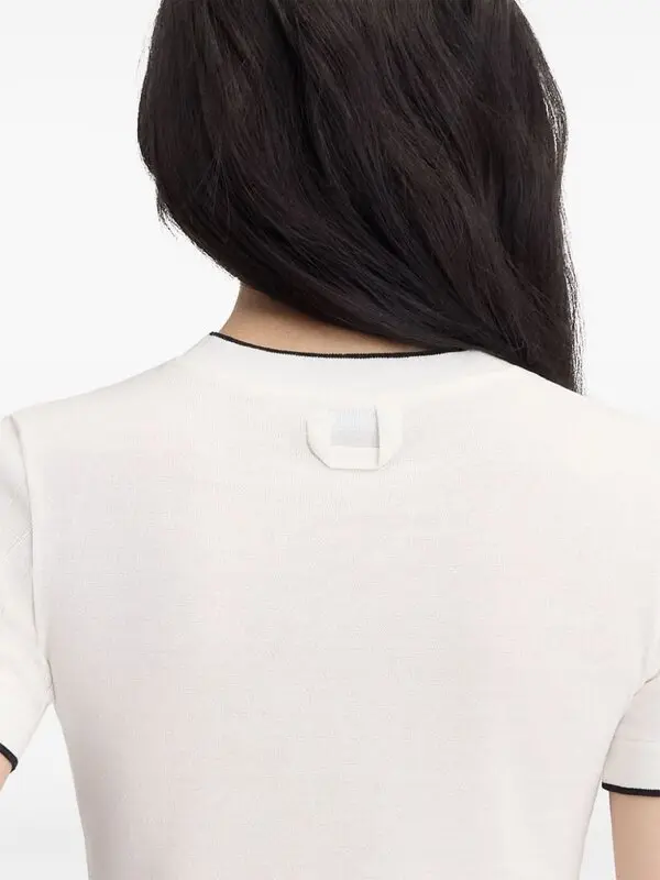 Jacquemus Le T-shirt Tricot Top - White