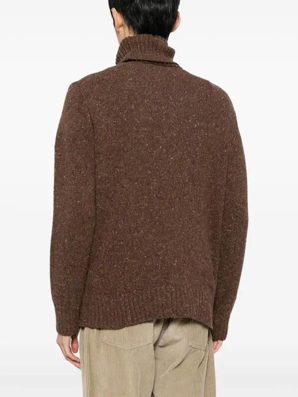 Universal Works Roll Neck Tweed Jumper