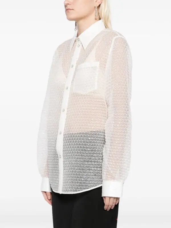 Helmut Lang Curved Bubblewrap Shirt