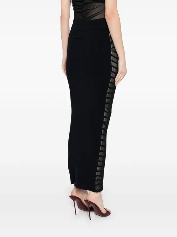 JEAN PAUL GAULTIER Marinière Maxi Skirt