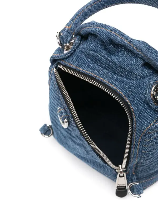 Moschino Denim Biker Backpack