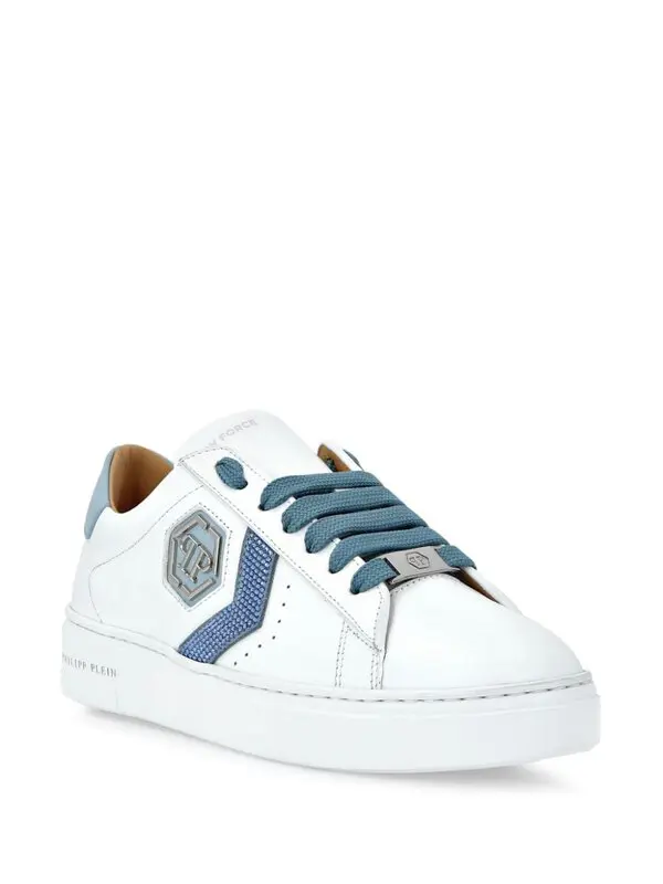 Philipp Plein Arrow Force Strass Hexagon Low-top Sneakers