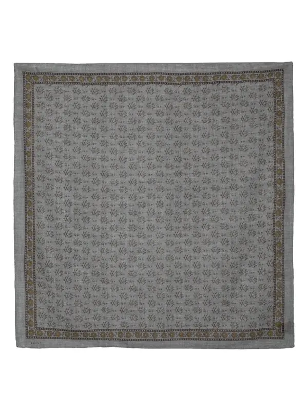 Soeur Floral-pattern Scarf - Grey