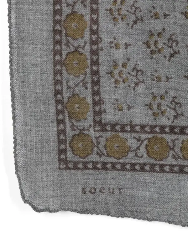 Soeur Floral-pattern Scarf