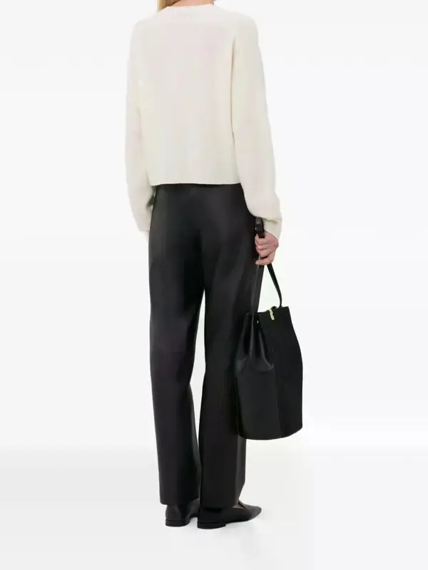 Loulou De Saison Anzor V-neck Cashmere Sweater - White