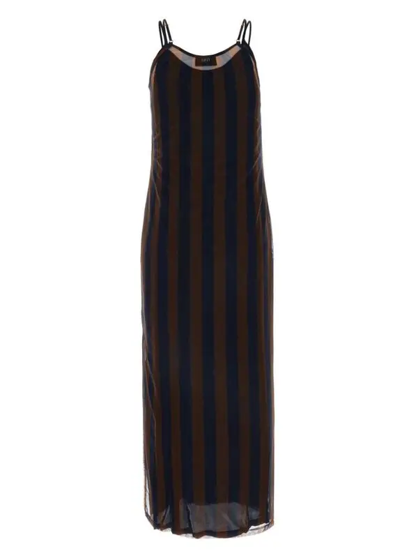 Fendi Pequin Ankle-length Dress