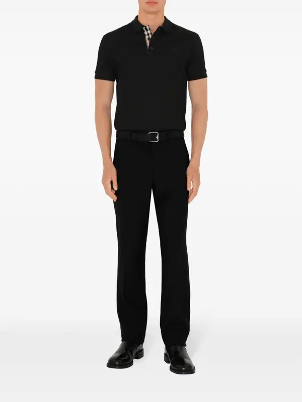 Burberry Equestrian Knight Polo Shirt - Black