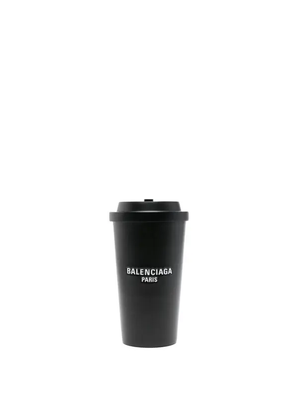 Balenciaga 9am Coffee Cup Clutch - Black