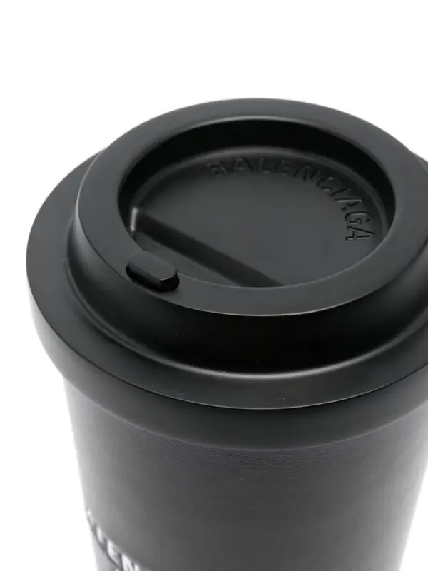 Balenciaga 9am Coffee Cup Clutch - Black
