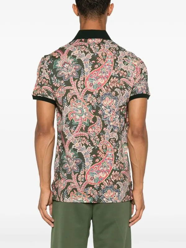 Etro Paisley-print Polo Shirt