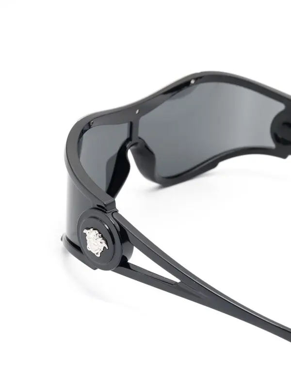 Versace Medusa Medallion Sunglasses - Black