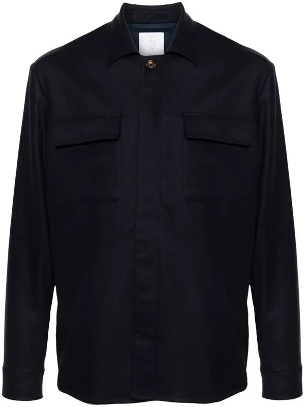 Eleventy Fleece Shirt Jacket