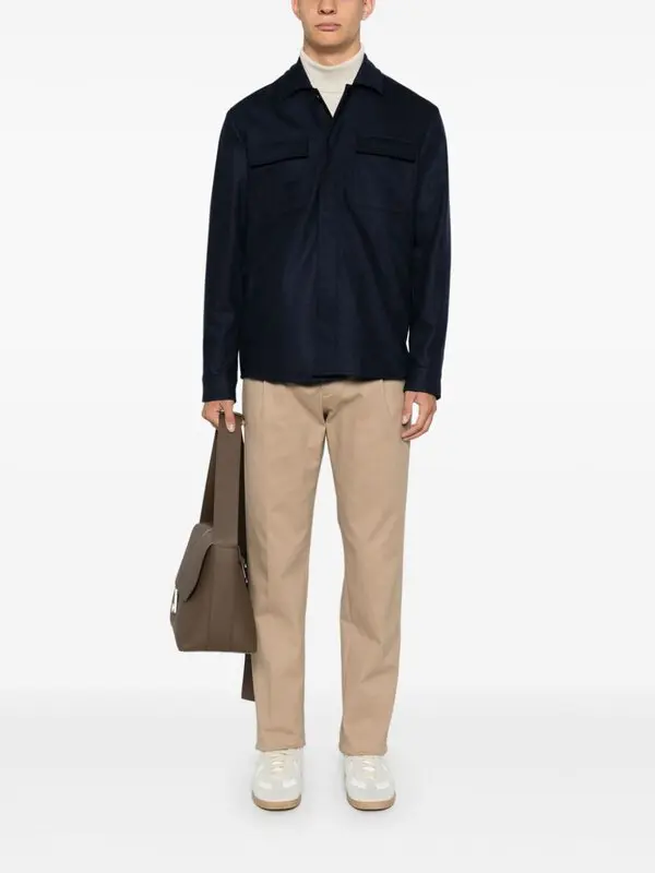 Eleventy Fleece Shirt Jacket