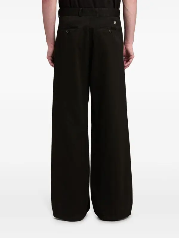Palm Angels Monogram Straight-leg Trousers