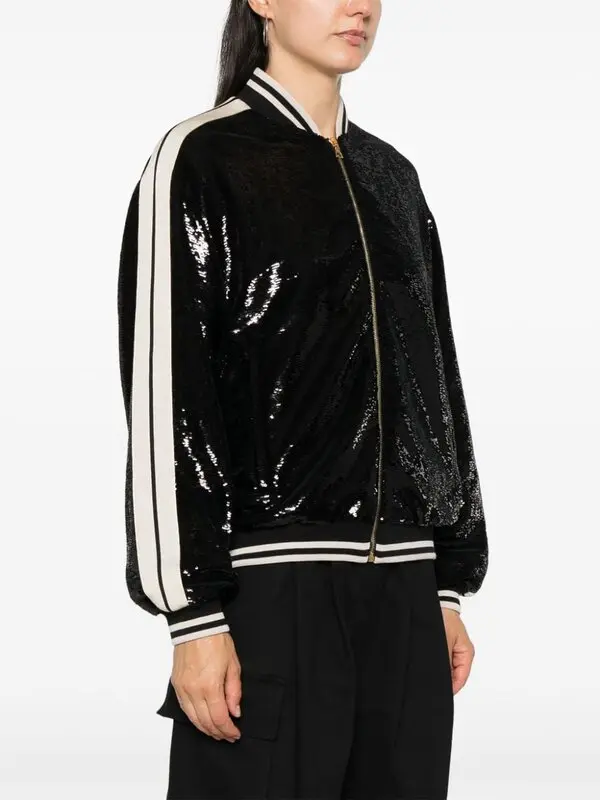 Palm Angels Sequinned Bomber Jacket