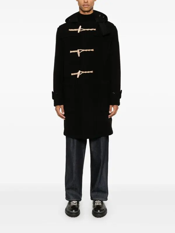Gloverall Monty Duffle Coat - Black