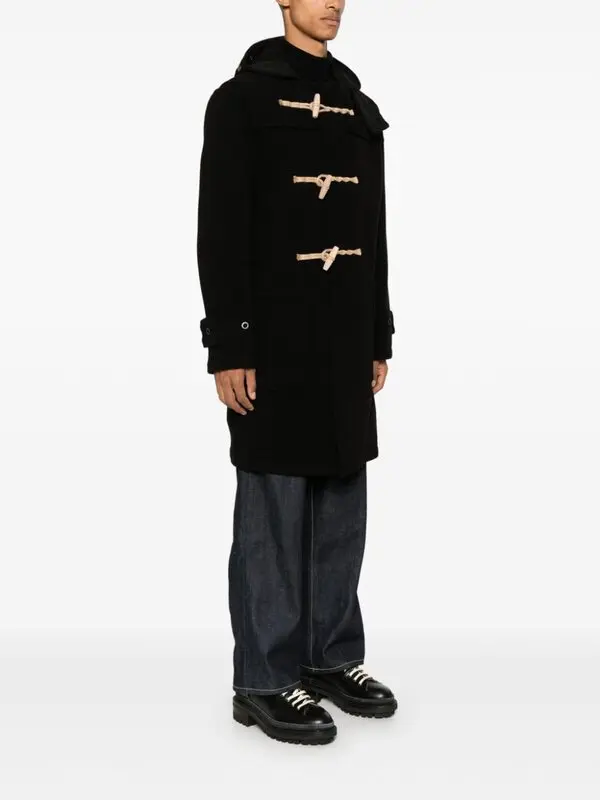 Gloverall Monty Duffle Coat - Black