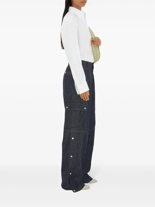 Burberry Indigo Denim Cargo Jeans