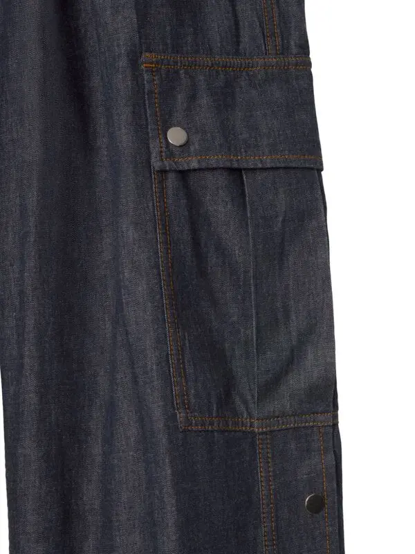 Burberry Indigo Denim Cargo Jeans