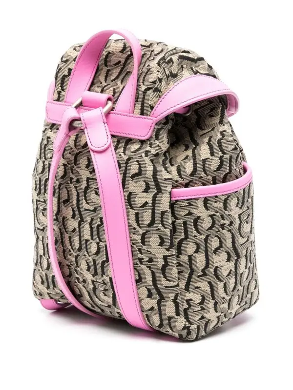 Acne Studios Mini Monogram Backpack In Neutrals - 40% Off | Editorialist
