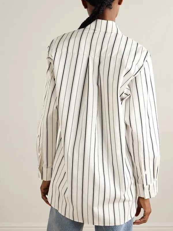 Tove Damita Striped Cotton-poplin Shirt
