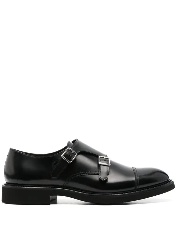 DOUCAL'S Leather Monk Shoes