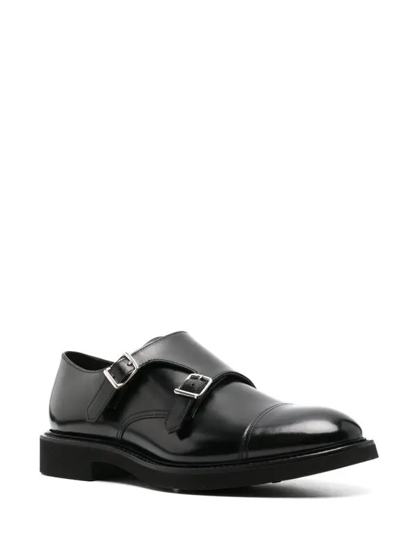 DOUCAL'S Leather Monk Shoes