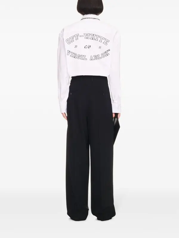 Off-White Darted Tailored Trousers