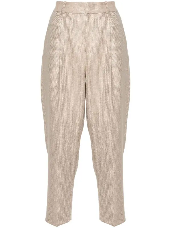 PT TORINO Herringbone Trousers