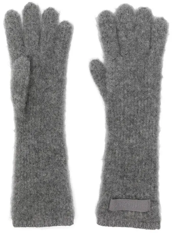 Jacquemus Les Gants Gros Grain Gloves - Grey