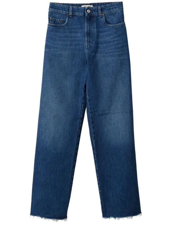 Miu Miu Five-pocket Straight-leg Jeans