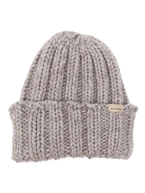 Woolrich Chunky-knit Beanie - Grey