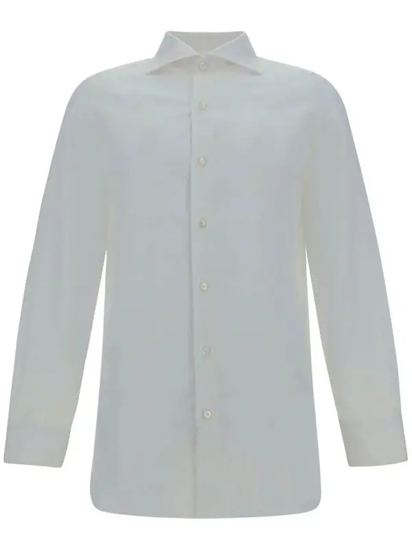 FINAMORE 1925 Milano-simone Z Tondo Shirt - White