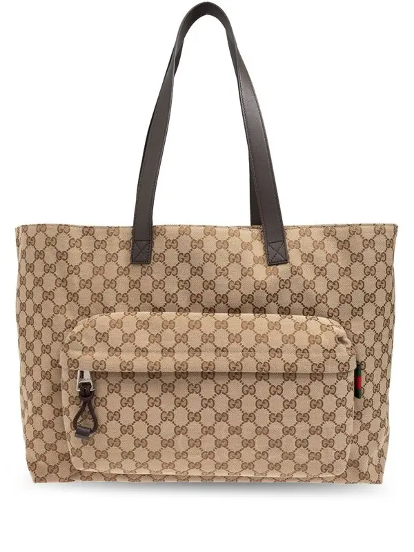 Gucci Gg Large Tote Bag - Neutrals