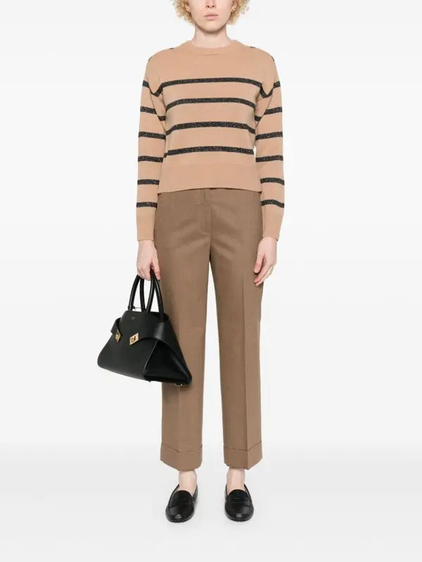 Peserico Tailored Trousers - Brown