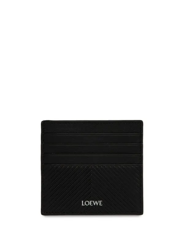 Loewe Stamped Card Holder - Black