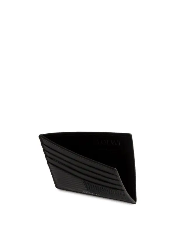 Loewe Stamped Card Holder - Black