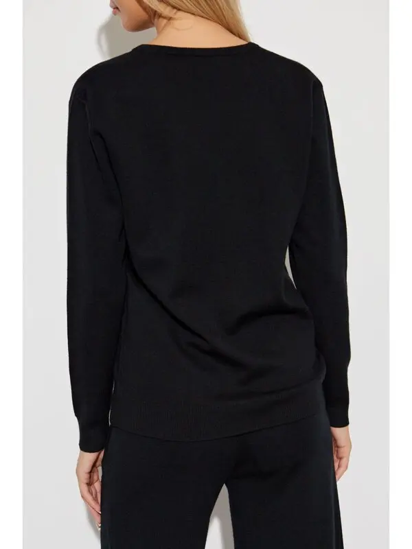Max Mara V-neck Wool Knit Top