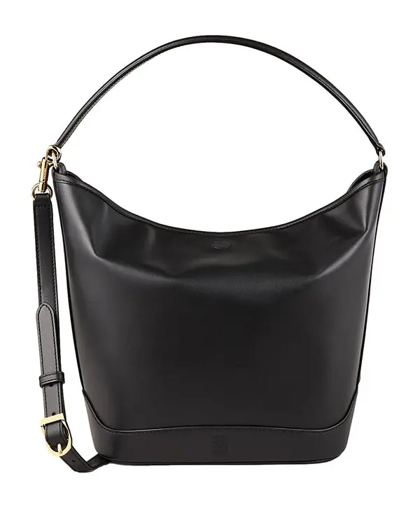 Sandro Tangoso Shoulder Bucket Bag - Black