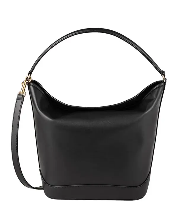 Sandro Tangoso Shoulder Bucket Bag - Black