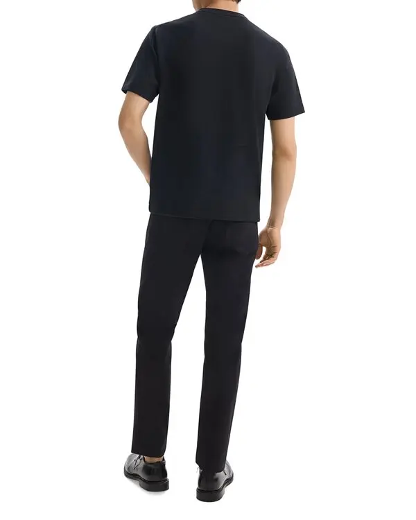 Theory Delroy Double Pique Jersey Tee - Black