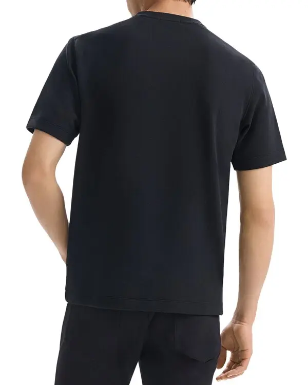 Theory Delroy Double Pique Jersey Tee - Black