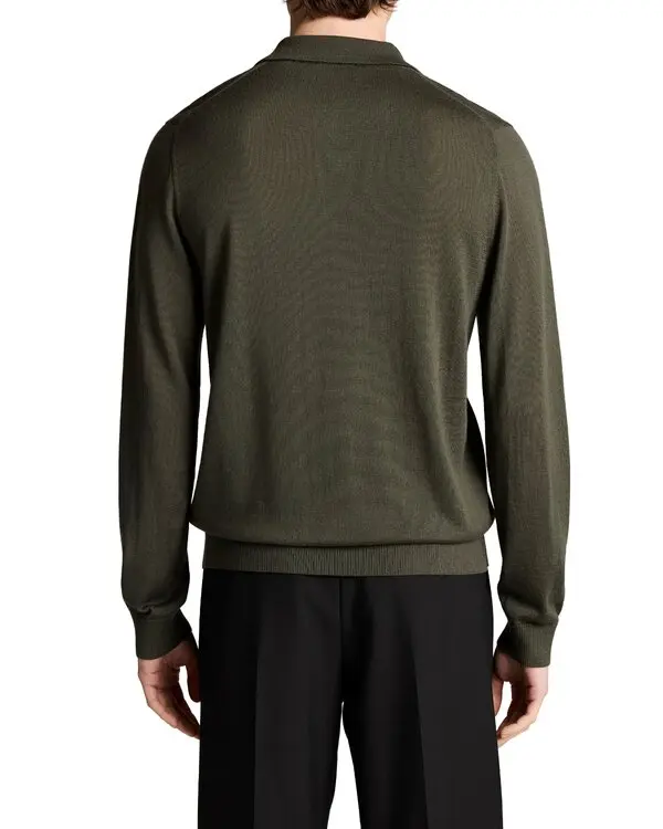 Vince Merino Polo - Night Leaf