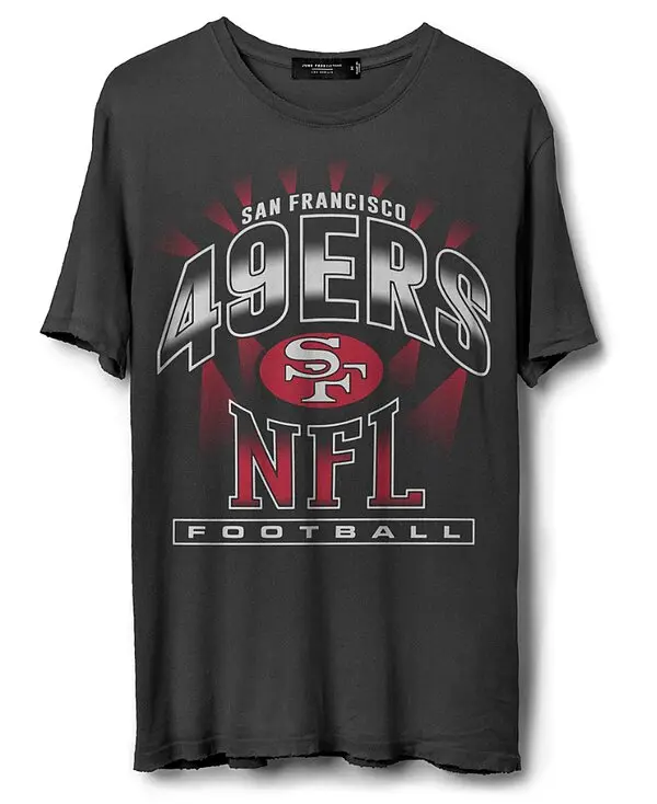Junk Food Clothing Nfl San Francisco 49ers Chrome Flea Market Tee - Midnight