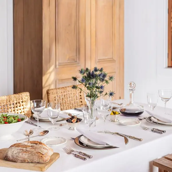 PRATESI Bianchissima Table Runner, 15 X 90