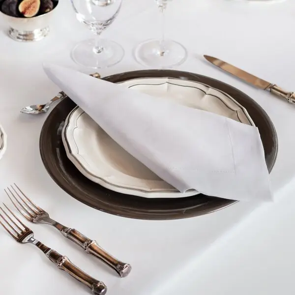 PRATESI Bianchissima Table Runner, 15 X 90
