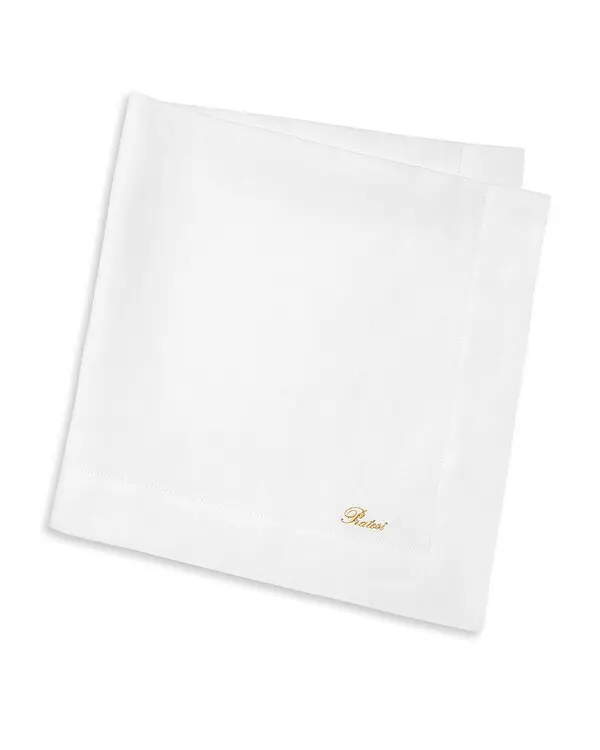 PRATESI Bianchissima Dinner Napkins, Set Of 4 - White