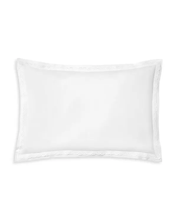 PRATESI Palazzo Queen Sham - White/white