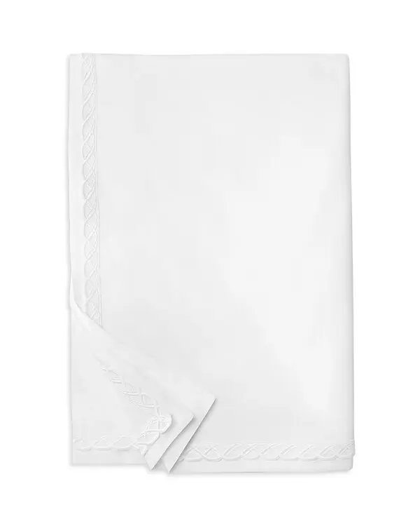 PRATESI Palazzo Duvet Cover, Twin - White/white
